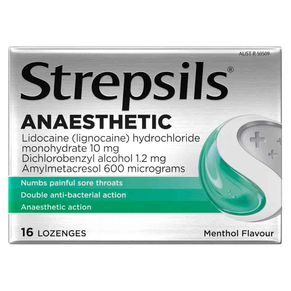 Strepsils Plus Anaesthetic Lozenges | Sore Throat Relief